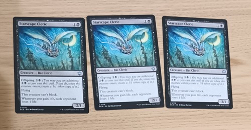 MTG 3x Starscape Cleric - Bloomburrow BLB - 0116 Uncommon Bat | eBay