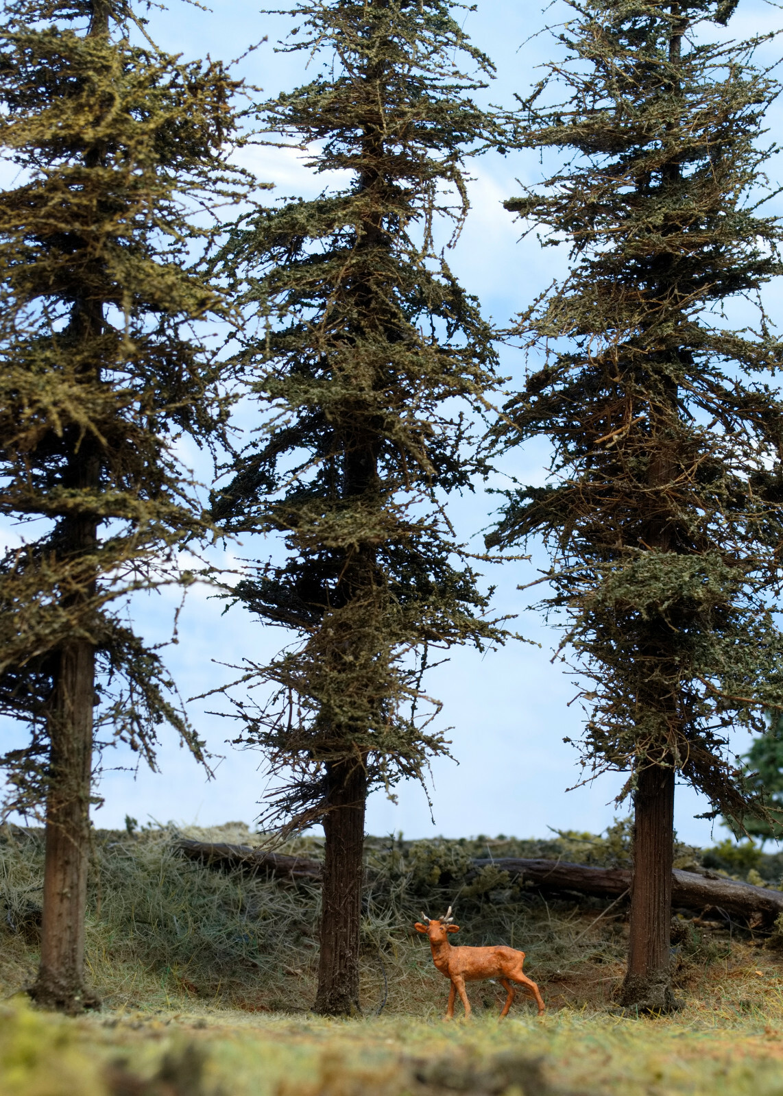 Model Fir Trees KIT, makes 4 TREES, ea 9" Tall, greatDETAIL, HO/N/O/S ...