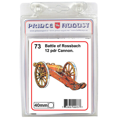 Prince August Battle of Rossbach Artillery Cannons 40mm scale moulds ...