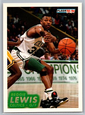 Reggie Lewis 1993-94 Fleer BASKETBALL #14 Boston Celtics | eBay