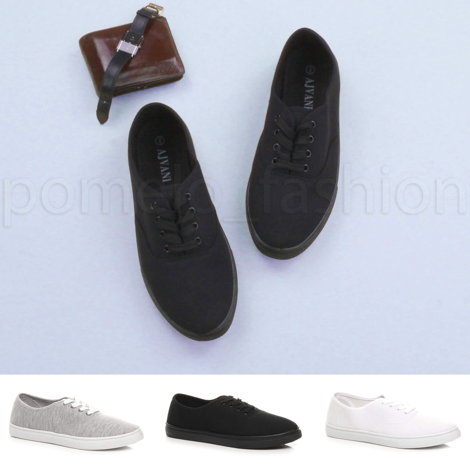 MENS FLAT LACE UP CASUAL CANVAS PLIMSOLES PLIMSOLLS SAND SHOES DAPS ...