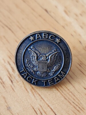 ABC Tack Team Hat Lapel Pin - Eagle - Military | eBay