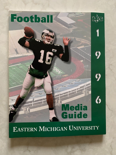Eastern Michigan University Eagles football media guide, 1996 | eBay