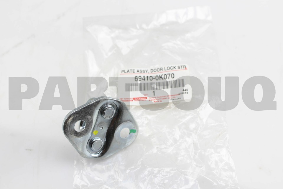 694100K070 Genuine Toyota PLATE ASSY DOOR LOC 69410-0K070 | eBay