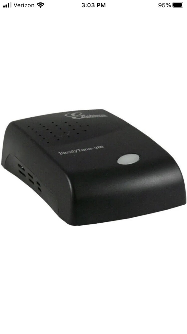 Grandstream HandyTone 286 VoIP Analog Telephone Adapter w/Power ...