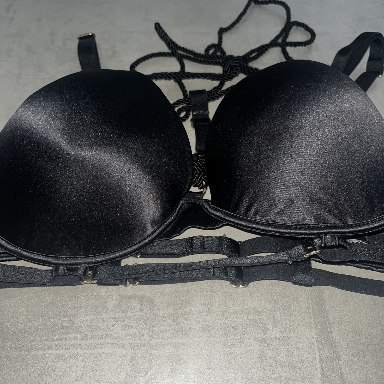 Honey Birdette Black Shibari Rope Bra Size 14e/36e - Gem