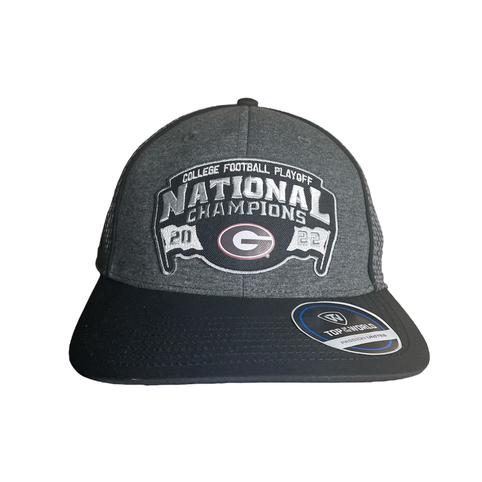 Georgia Bulldogs 2022 CFP National Champions Top-Of-The-World SnapBack ...