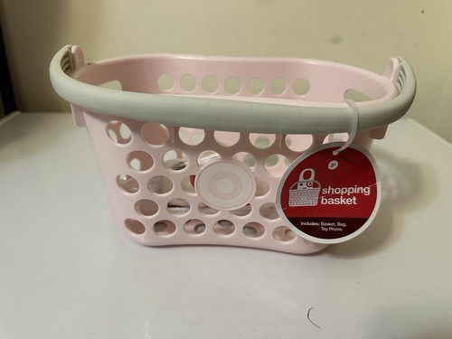 Target Toy Shopping Basket Pink Bullseye Exclusive Limited Edition | eBay