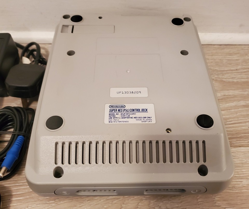 SNES Super Nintendo Console UK PAL Bundle - ONE OWNER- Fully Working ...