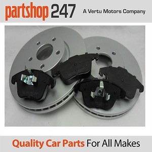 Genuine Comline Front Brake Coated Discs and Pads FOR Ford Mondeo mk4 ...