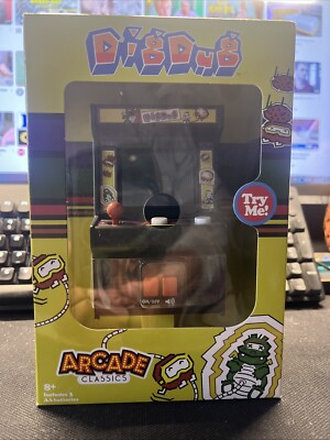 DIGDUG Basic Fun Arcade Classics DIGDUG Game Handheld Mini Retro ...