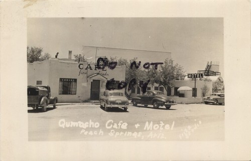 RP Peach Springs Arizona Quamacho Cafe Motel Cars AZ | eBay