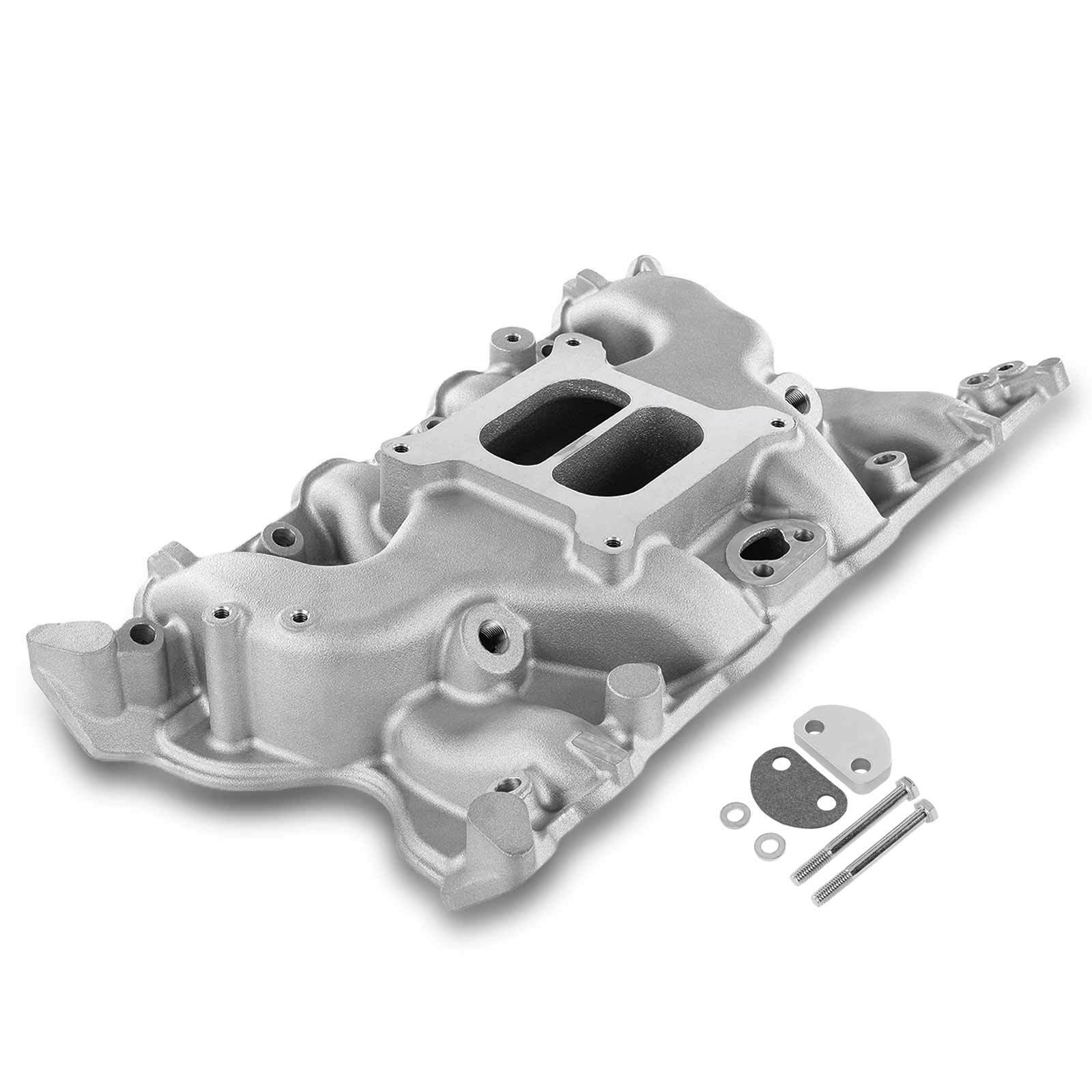 Aluminum Dual Plane Intake Manifold for Chevy 351C 351-2V Idle - 5500 ...