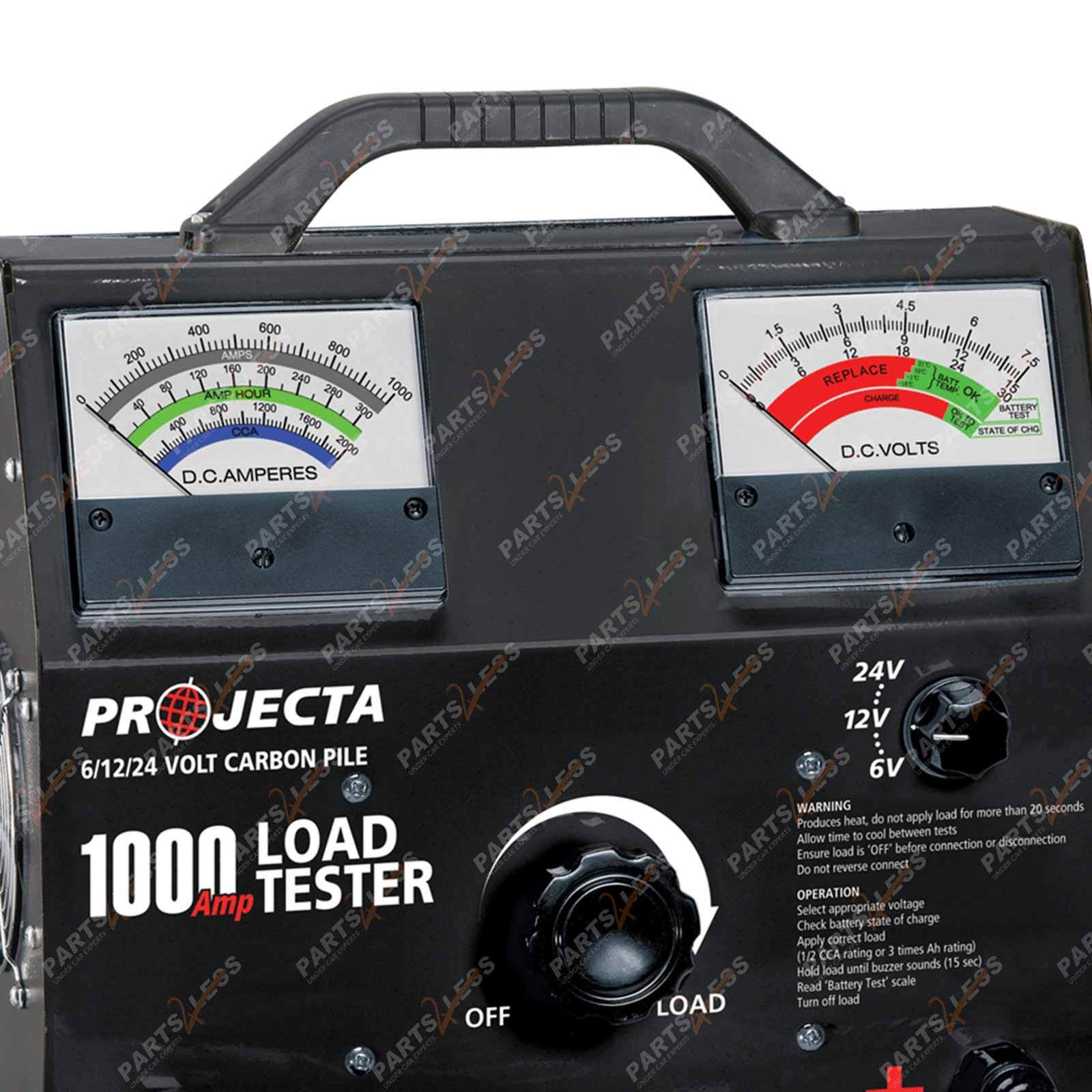 Projecta 6V 12 Volt 24V 0-1000A Carbon Pile Load Tester Dual Meters | eBay