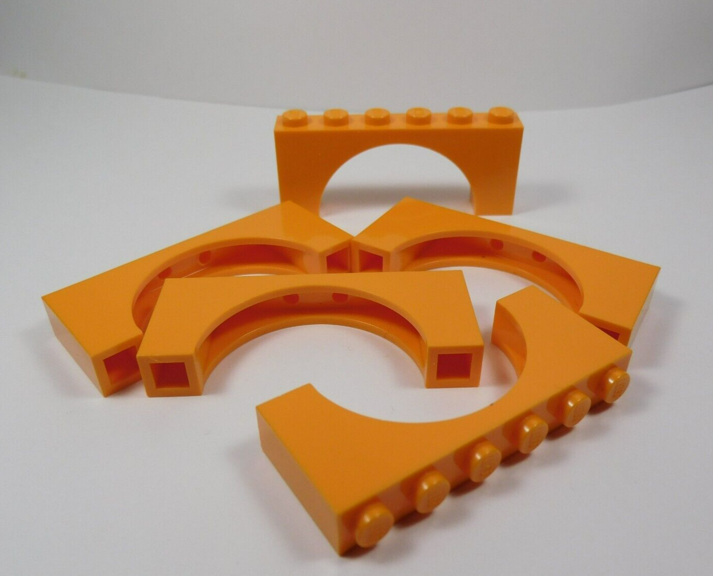 LEGO Lot of 5 Orange 1x6x2 Arch Bricks K1 | eBay