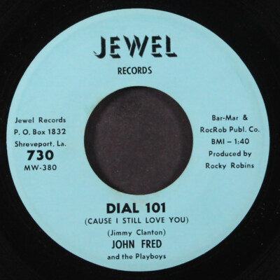 JOHN FRED: dial 101 / there goes that train JEWEL 7" Single 45 RPM | eBay