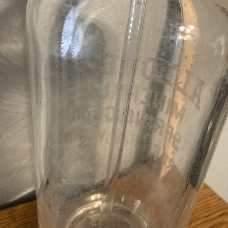 VINTAGE Allouez Mineral Spring Co Green Bay SELTZER BOTTLE SYPHON ...