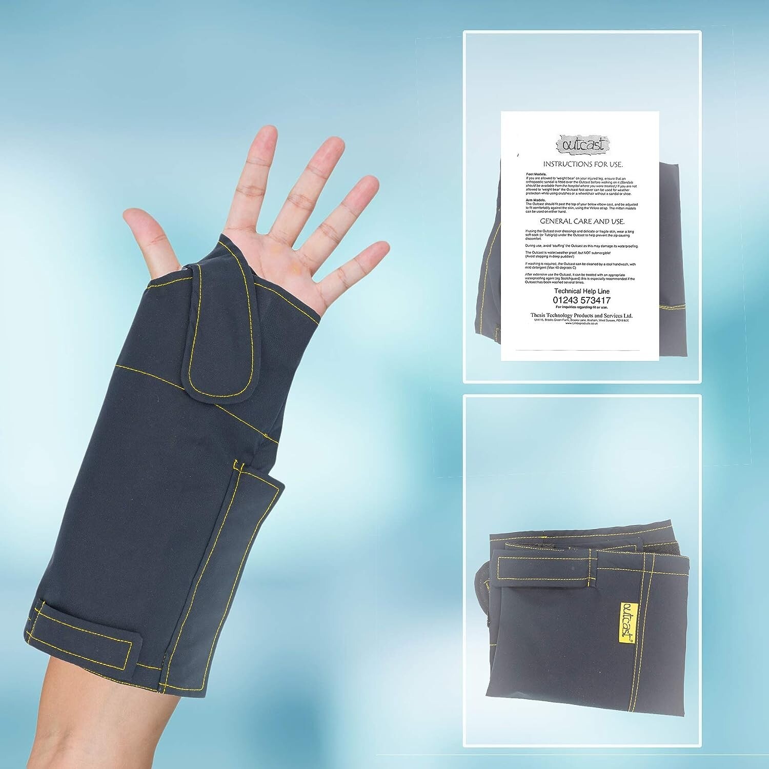 Limbo Outcast Adult Weatherproof Outdoor Cast Protector, Wrist, Small ...