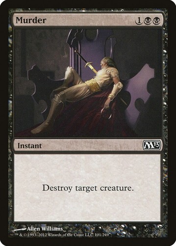 Magic: The Gathering Magic 2013 (M13) #101 Murder 4X Playset | eBay