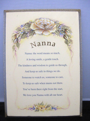 NANNA Australian country cottage designs wall hanging sign | eBay Australia