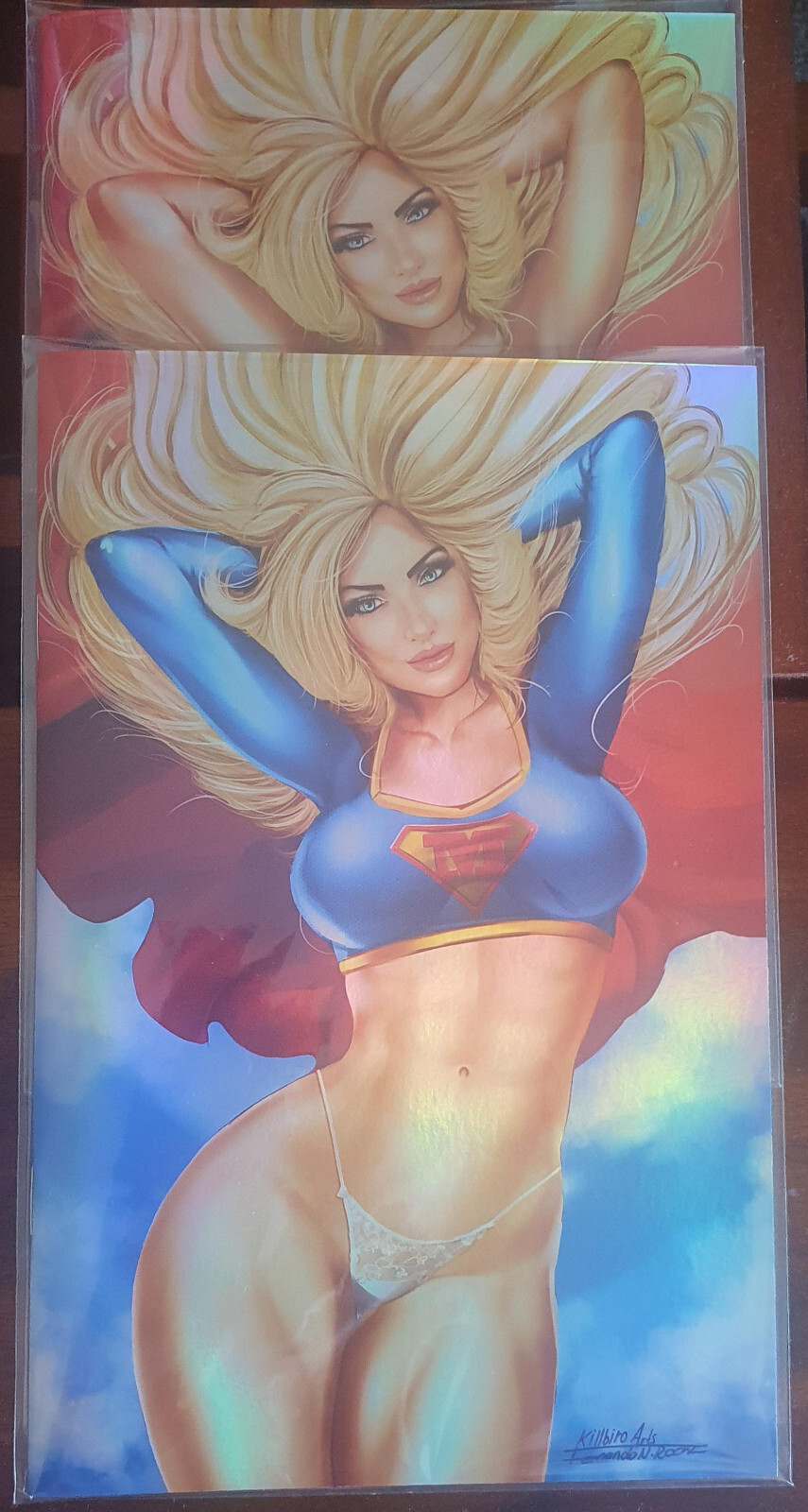 M House Comics Fernando Rocha Supergirl Foil Set NM Comic - Melinda Young 2023 | eBay Australia