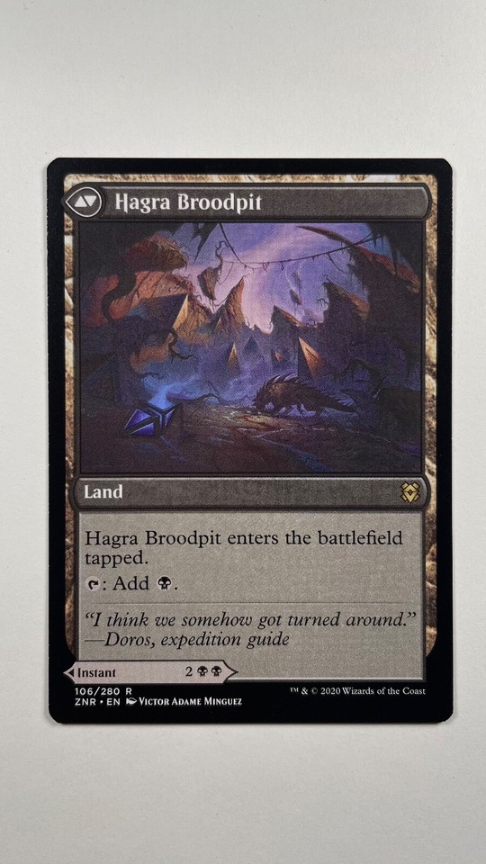 MTG Zendikar Rising Hagra Mauling / Hagra Broodpit 106/280 Magic the ...