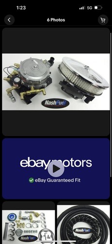 COMPLETE V8 Propane Kit Holley 4 Barrel Pattern Small Big Block 350 383 ...