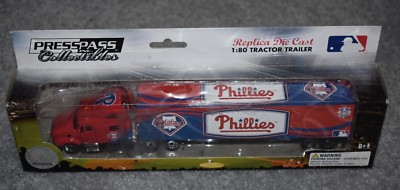 PHILADELPHIA PHILLIES MLB BASEBALL 1:80 REPLICA DIE CAST TRACTOR ...