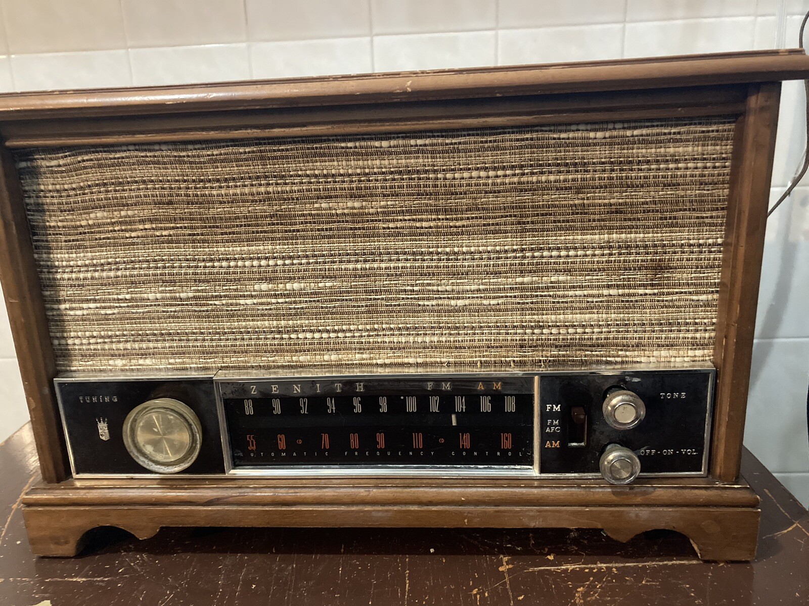 Vintage 1950 Zenith Radio Long Distance AM/FM Model K731 | eBay