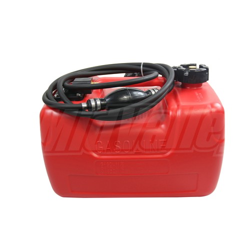 Portable 3.2 Gallon 12L Marine Tank External Fuel Tank Outboard Boat ...