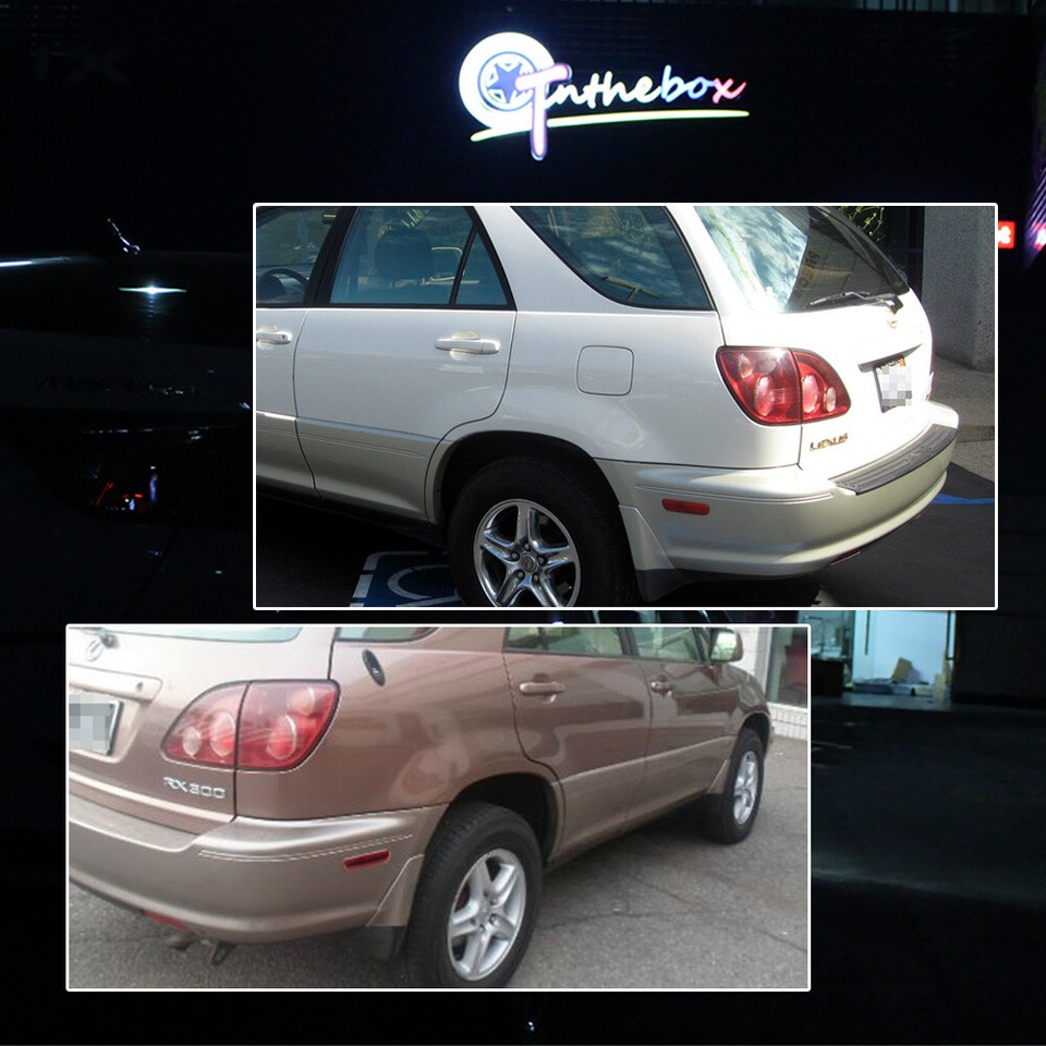 2X Red Lens Rear Bumper Side Marker Corner Lights For 1999-2003 Lexus ...