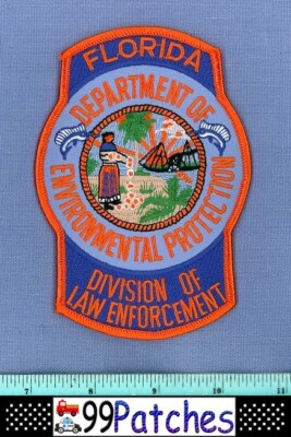 FLORIDA ENVIRONMENTAL PROTECTION LAW ENFORCEMENT State DNR Police Patch ...