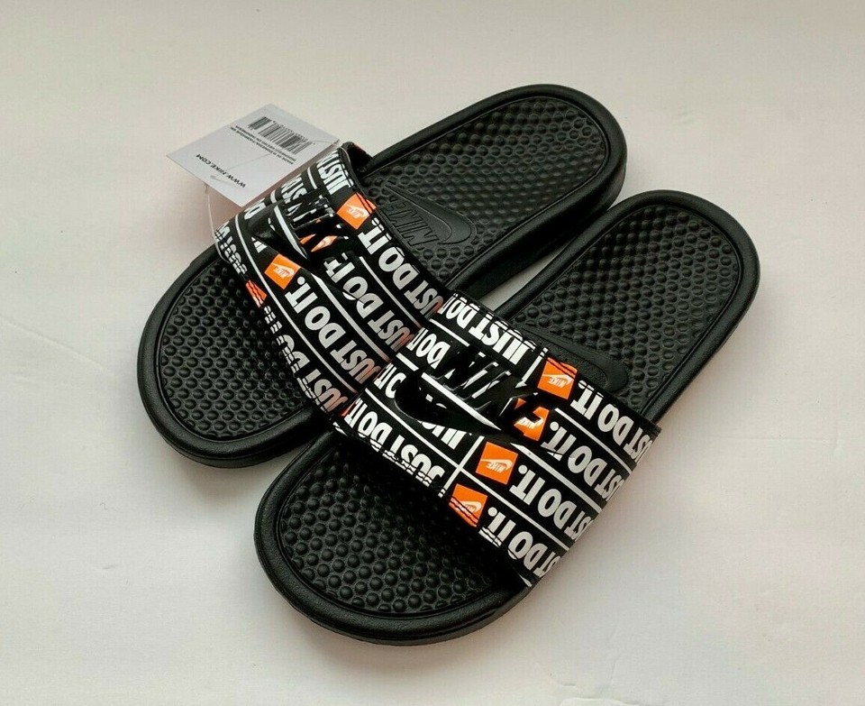 NEW Nike Mens Benassi JDI Slippers Slide Sandals Shoes 343880 Size 6 to ...