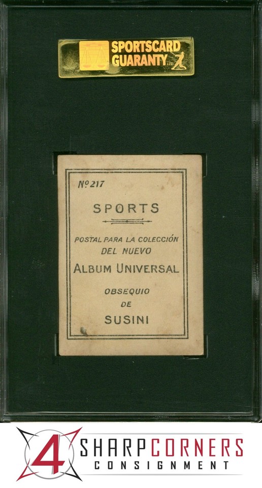 1910-15 SUSINI CUBAN TOBACCO ALBUM #214 JACK JOHNSON HOF SGC 2 GOOD 30 ...