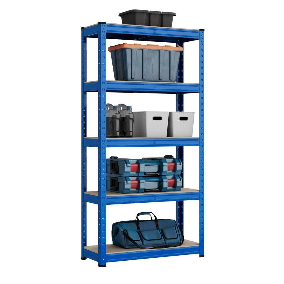 3 BAY MEGA DEAL Garage Shelves Shelving 5 Tier Unit Racking Boltless ...