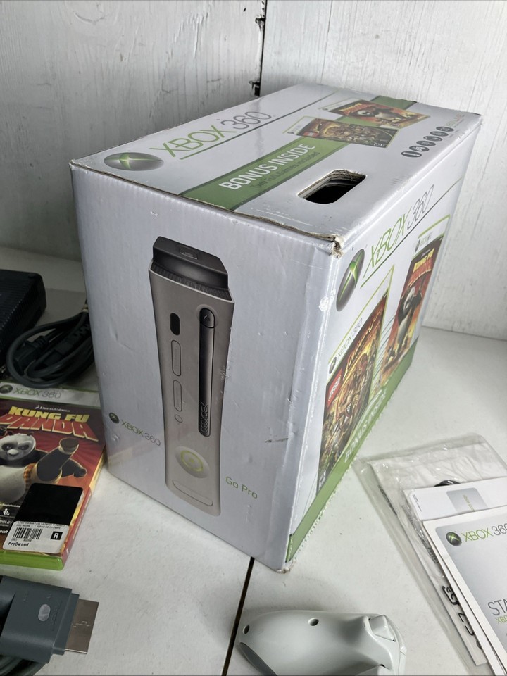 Xbox 360 Opus Console 60 GB Original Box Kung Fu Panda Indiana Jones | eBay