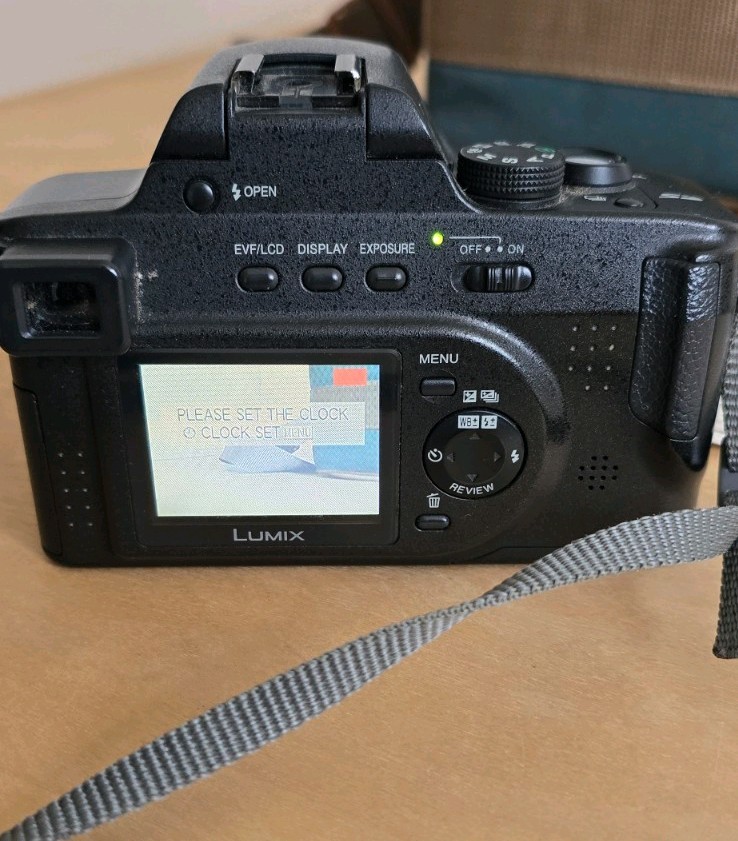 Panasonic Lumix DMC-FZ20 Digital Camera, Black plus charger, 2 ...