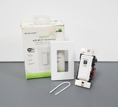 Leviton Decora Smart WiFi Switch R02-DW15S-2RW - White | eBay