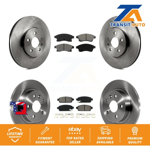 Brake Rotors & Semi-Metallic Pad Front Rear Kit For 2013-2014 Chevrolet ...