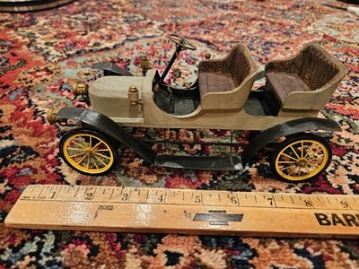 HUDSON MINIATURES OLD TIMERS 1909 STANLEY STEAMER WOOD MODEL KIT BUILT ...