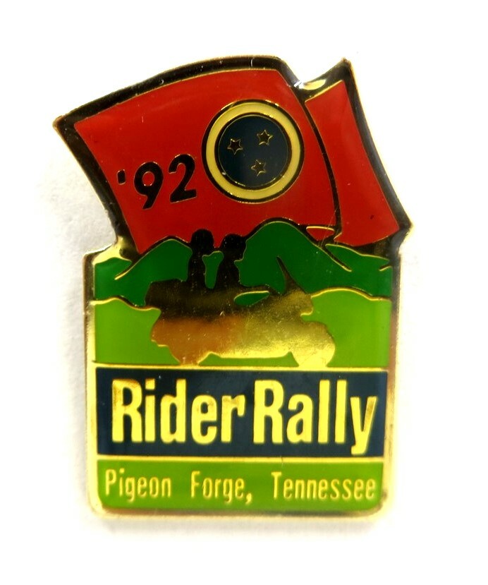 Rider Rally Pigeon Forge Tennessee 1992 HOG Harley Motorcycle Lapel PIn ...