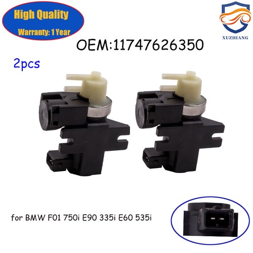 2Pcs Turbo Boost Solenoid Valve For BMW F01 750i E90 335i E60 535i ...
