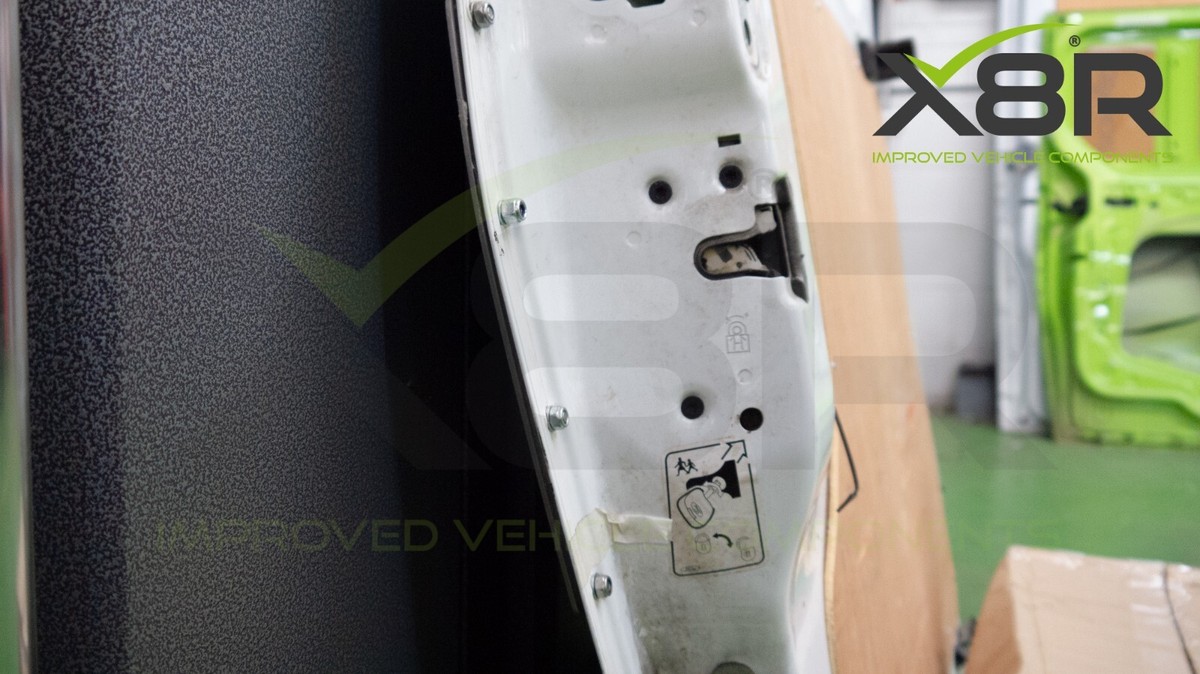 Anti Theft Van Latch Protection Shield For Transit Custom Sliding Door ...