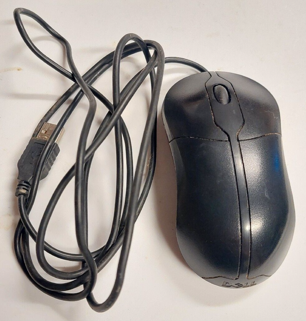 DELL MOUSE USB WIRED BLACK 0XN966 XN966 M-UAR DEL7 | eBay