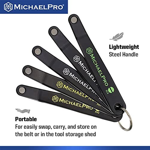 MP002028 5-Piece Ultra Low Profile Offset Screwdriver Set Slim Profile ...