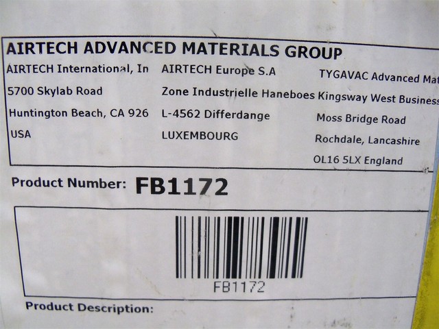 1" Blue Flashbreaker Tape FB1172 Airtech Advanced Materials for sale online | eBay