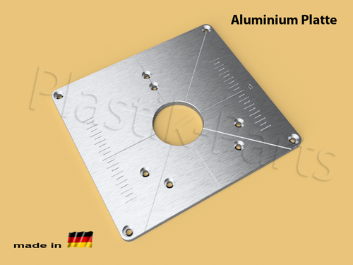 ALU mounting plate insert plate for milling table Bosch POF 1100 AE top ...