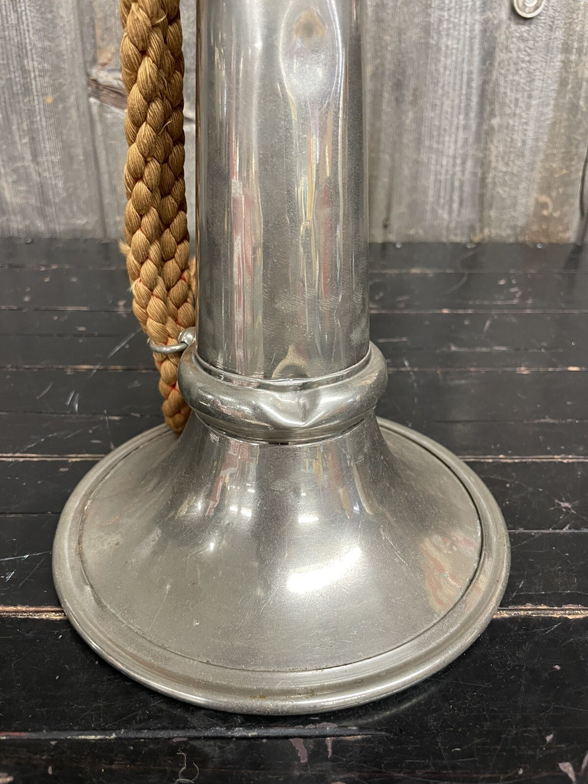 Antique Early Ornate Fire Fighter Parade Ceremonial Trumpet Horn ...