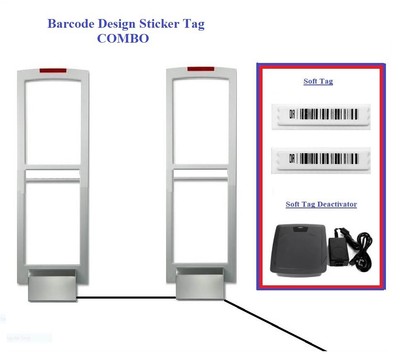 Supermarket Pkg - EAS AM Security Antenna System + 5000 Sticker Tag ...