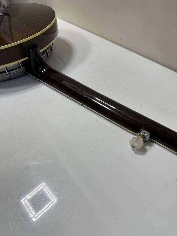 Banjo Morris G-130 Snowflakes Inlay with Hard Case | eBay